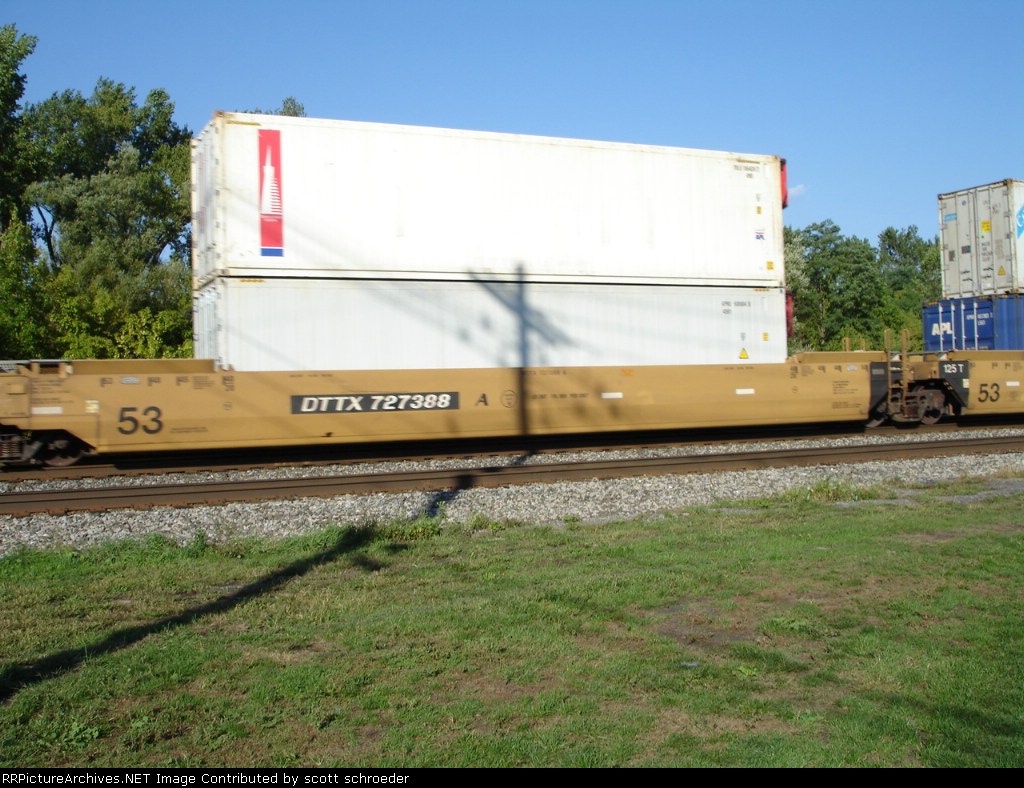 DTTX 727388A Double Stackcar WB